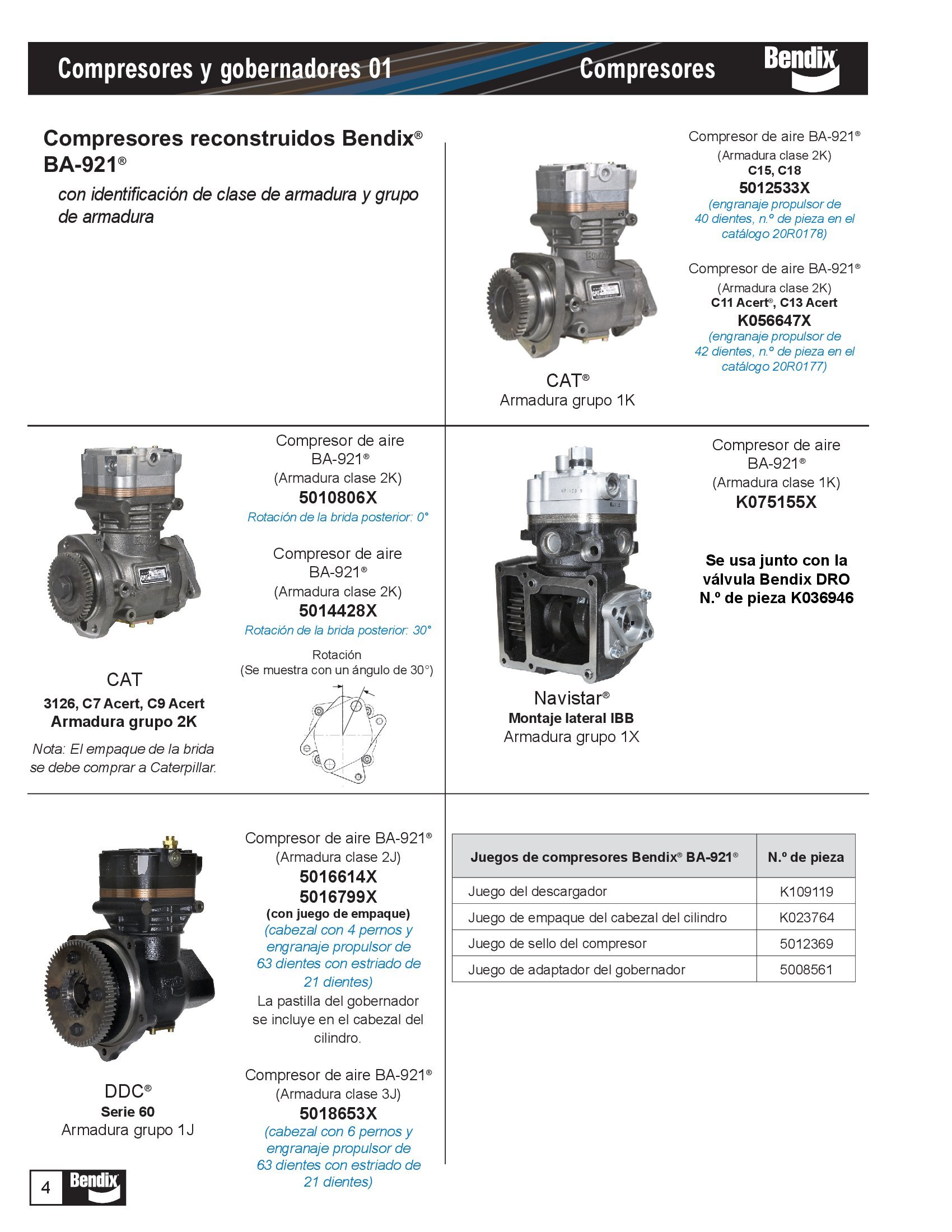BENDIX CHILE - Catálogo de referencia rápida